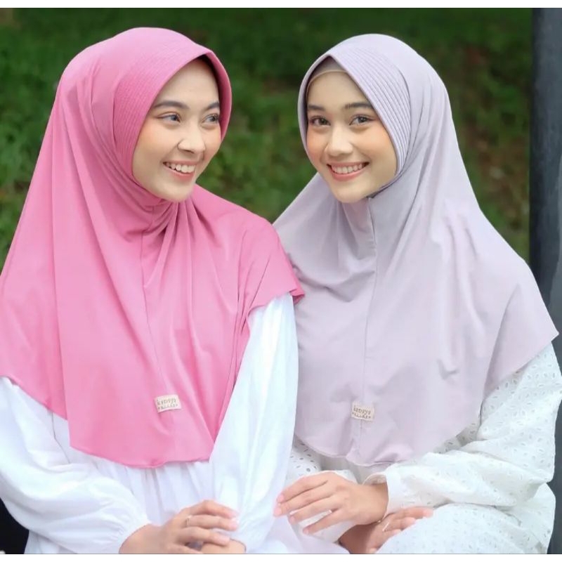 Jual HIJAB BERGO HAMIDAH SIZE S M L DEWASA HIJAB INSTAN JERSEY PREMIUM (menutup dada) label ...