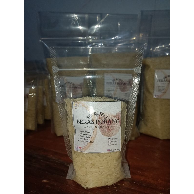 Jual Beras Porang | Konjac Rice | Beras Diet 250 gram | Shopee Indonesia
