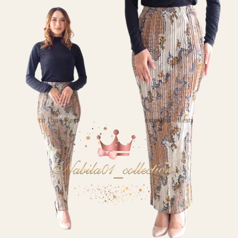 Jual REAL PICT ROK PLISKET BATIK / ROK TRENDY / BAWAHAN KEBAYA / ROK ...