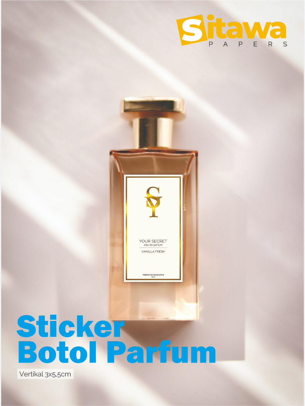 Jual Stiker Botol Parfum JMalon Ukuran 3x5,5cm | Shopee Indonesia