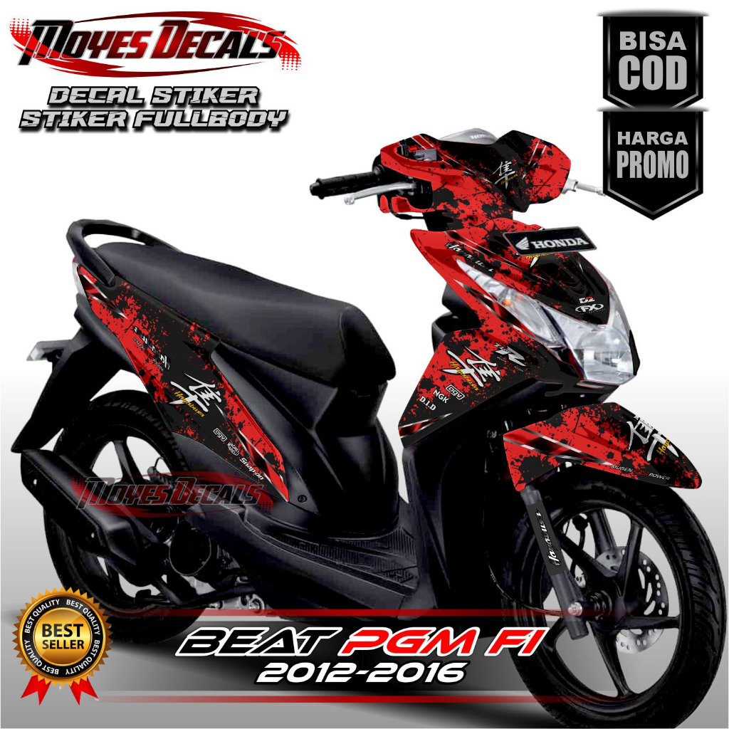 Jual Decal Beat FI 2014 2015 2016 Fullbody / Stiker Beat Fi Motif ...