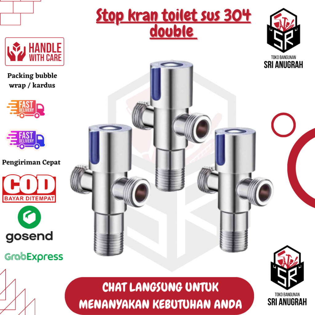 Jual Stop Kran Shower Stainless Steel SUS 304 | Shopee Indonesia