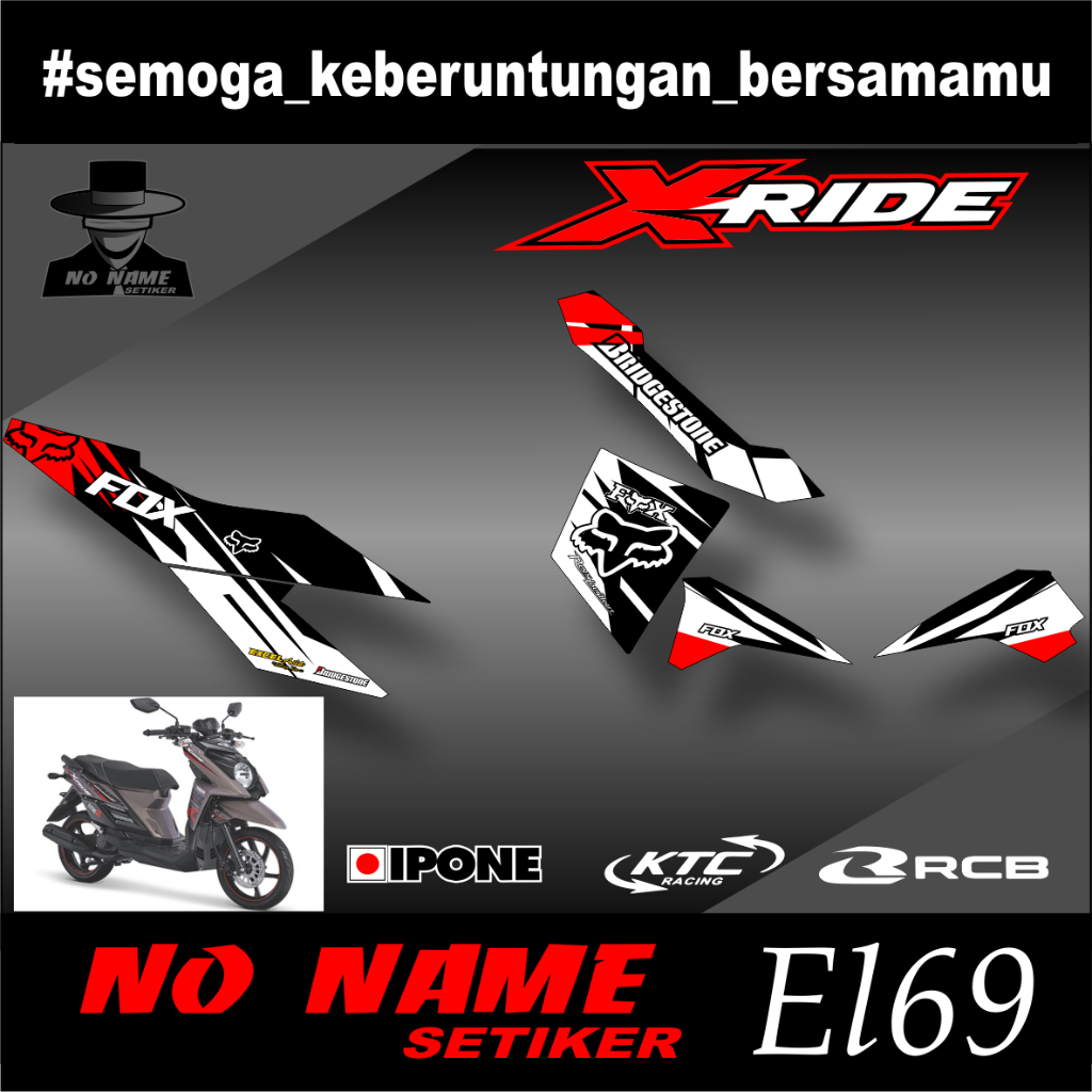 Jual Striping X Ride (el69)moto gp sky racing 2013 2014 2015 2016 2017 ...