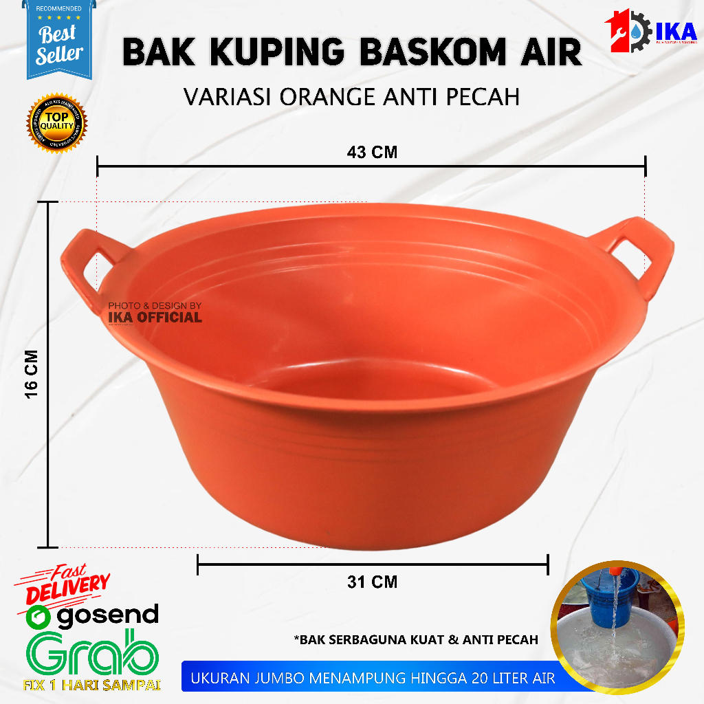 Jual BAK KUPING - Baskom Air / Ember Cuci Piring / Ember Mandi / Waskom ... Jual BAK KUPING - Baskom Air / Ember Cuci Piring / Ember Mandi / Waskom ...