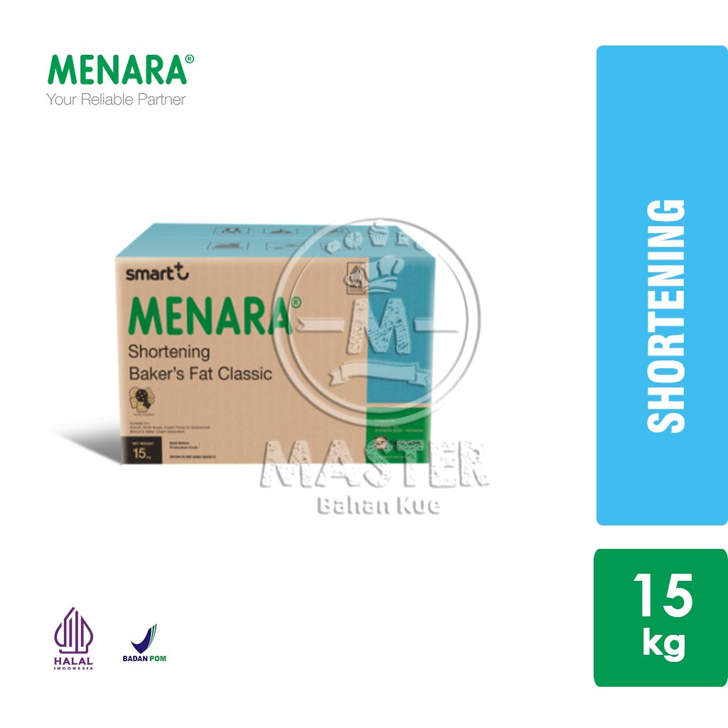 Jual Menara Baker's Fat Classic Shortening Buttercream [1 Dus 15 Kg ...