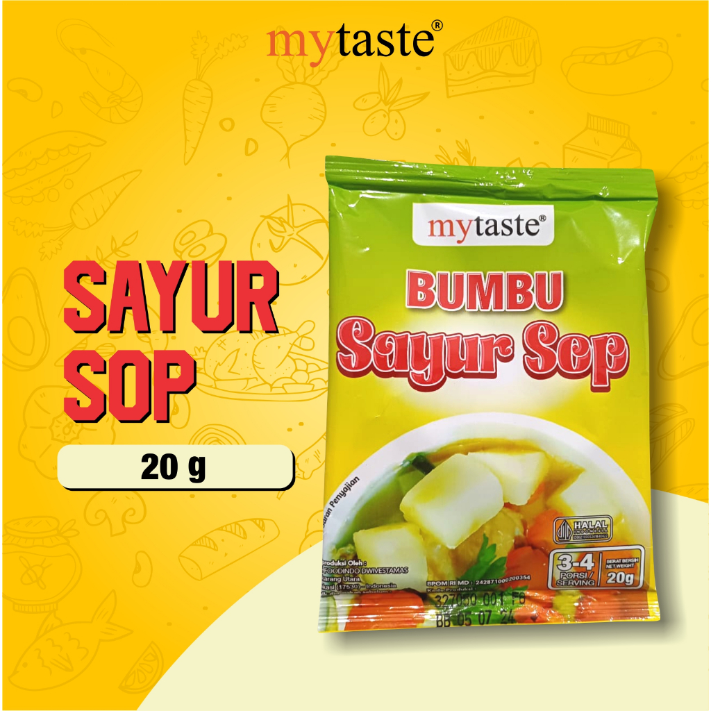 Jual My Taste Bumbu Sayur Sop 20gr Bumbu Sayur Sop Instan Bumbu Sayur ...