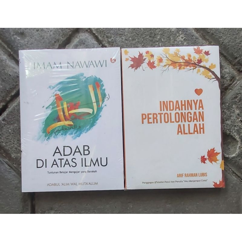Jual Paket Adab Diatas Ilmu + Pertolongan Allah 2 Buku | Shopee Indonesia Jual Paket Adab Diatas Ilmu + Pertolongan Allah 2 Buku | Shopee Indonesia