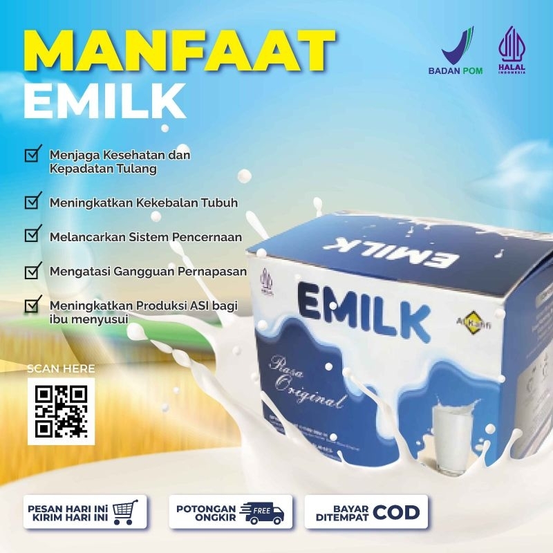 Jual susu kambing etawa emilk 1 kotak isi 10 sachet susu etawa original ...