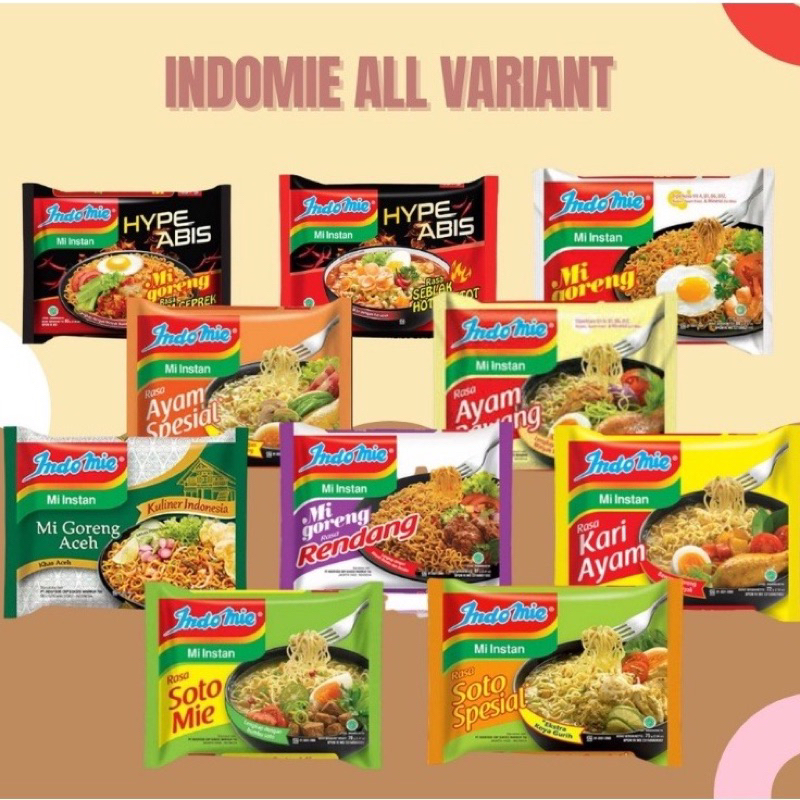 Jual indomie goreng indomie kuah all varian | Shopee Indonesia