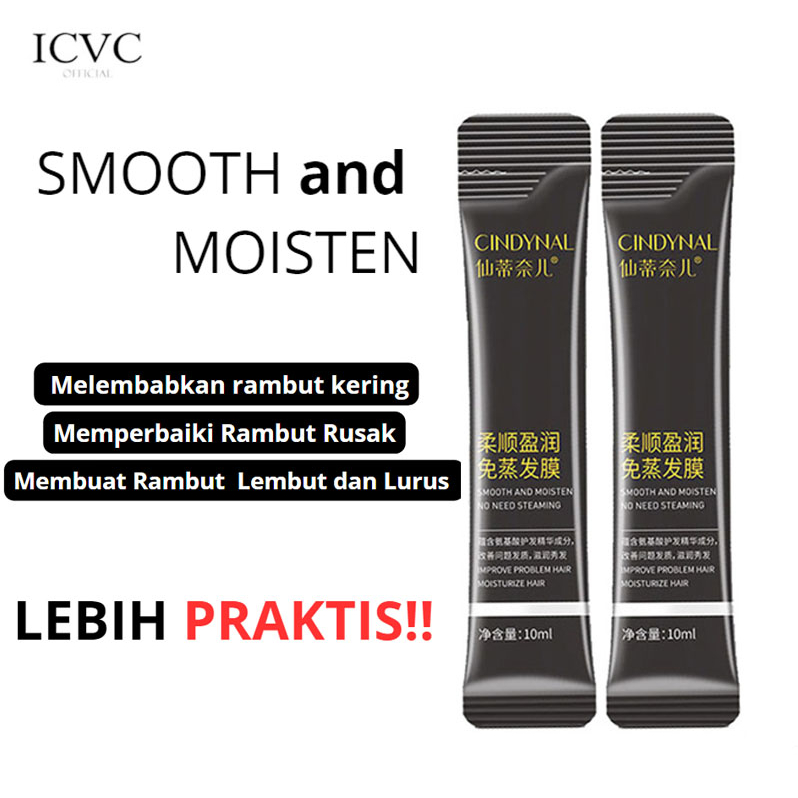 Jual NEW ARRIVAL! CINDYNAL HAIR MASK Kemasan Sachet Pelurus Rambut ...