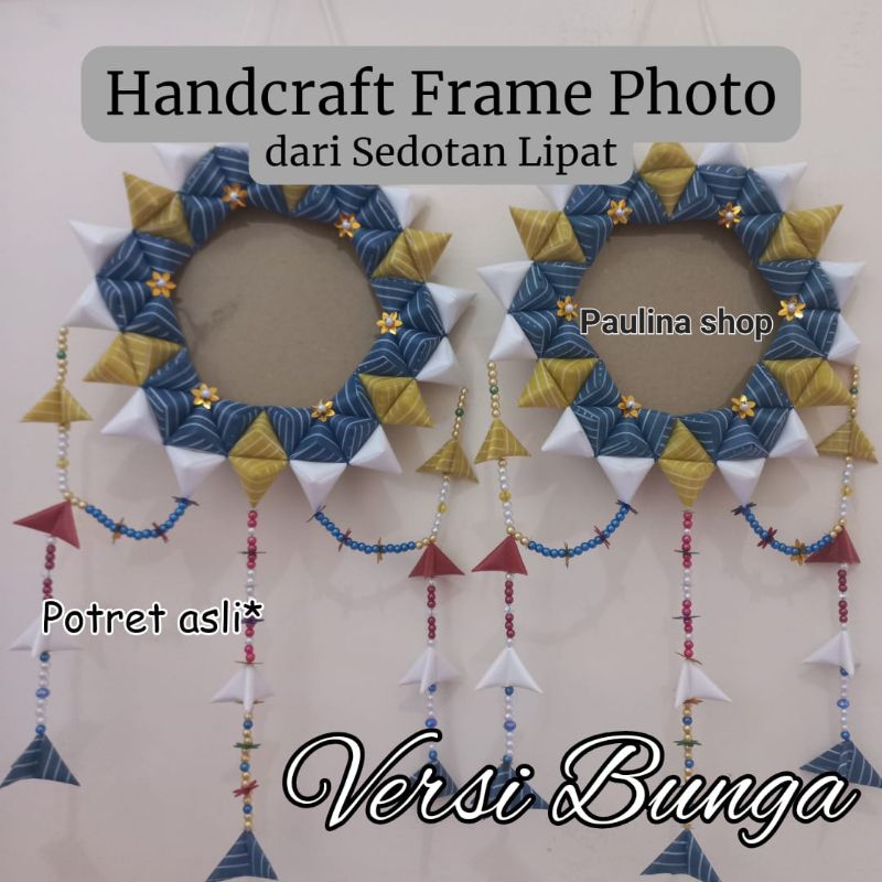 Jual HANDCRAFT FRAME PHOTO DARI SEDOTAN PLASTIK HANDMADE (VERSI BUNGA ...
