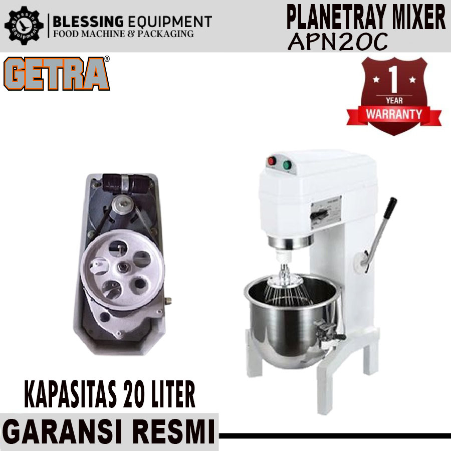 Jual PLANETARY MIXER 20 LITER GETRA APN20C MIXER ROTI 20 LITER GARANSI ...