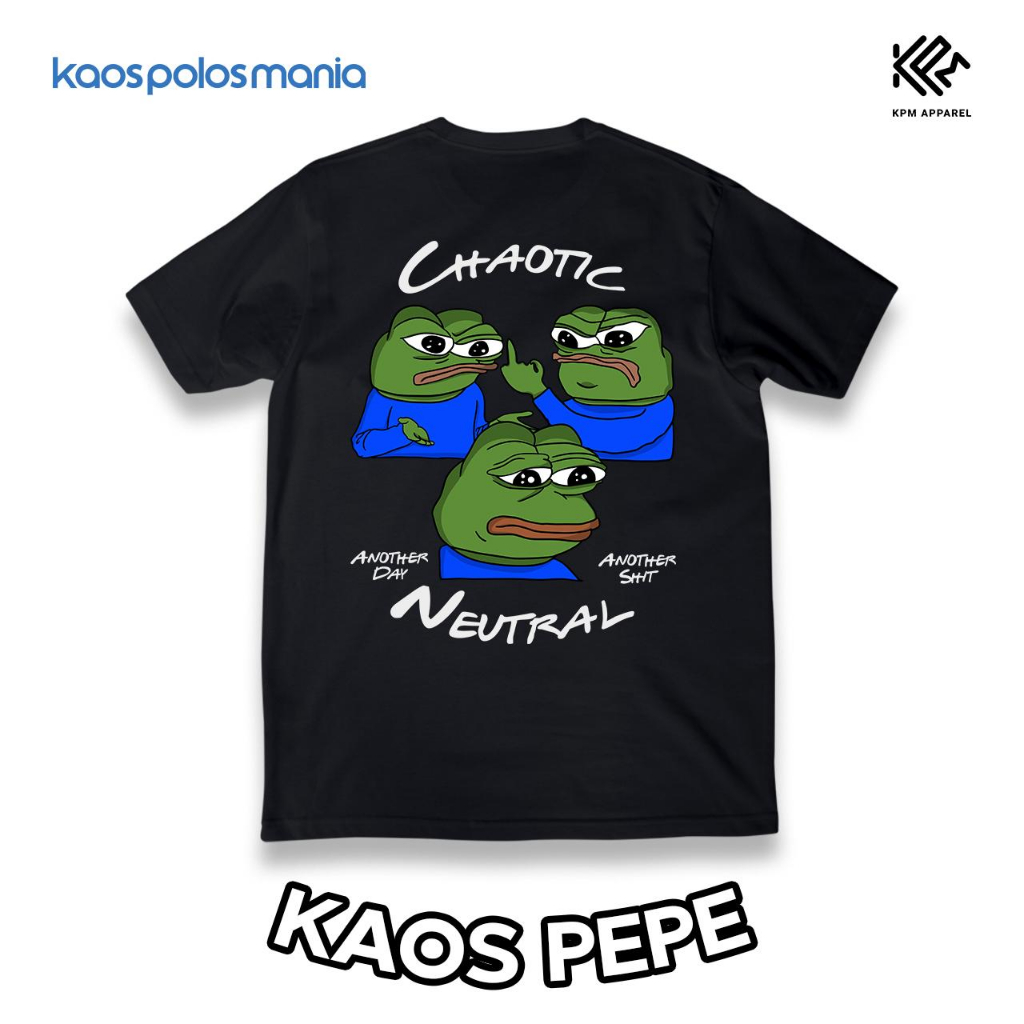 Jual KPM Apparel Kaos Distro Edisi Pepe Bahan Classic Premium Cotton ...
