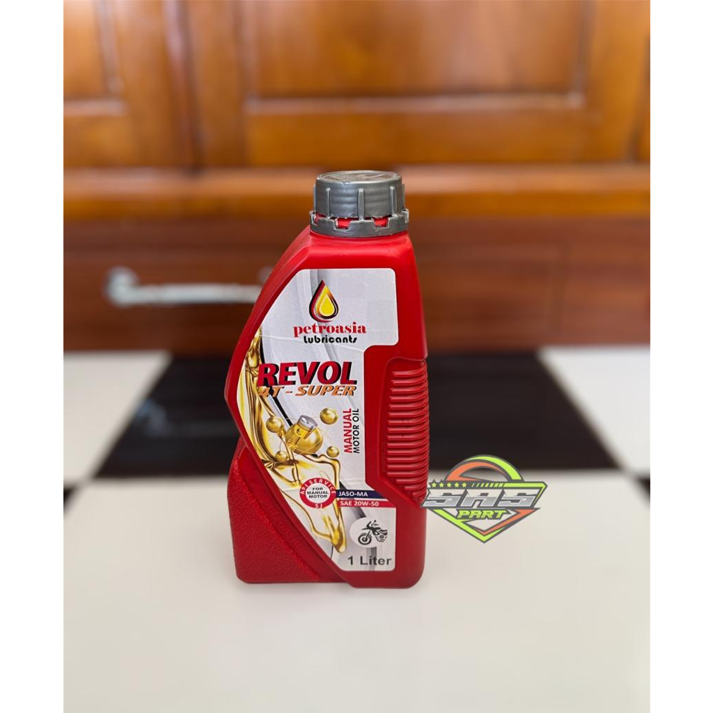 Jual OLI REVOL 4T SUPER SAE 20W-50 MERK PETROASIA 1 LITER | Shopee ...