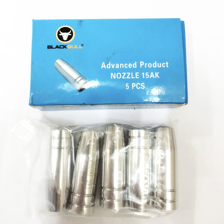 Jual 3pcs Gas Nozzle Connical mb15 mig co co2 mb15ak type binzel ...