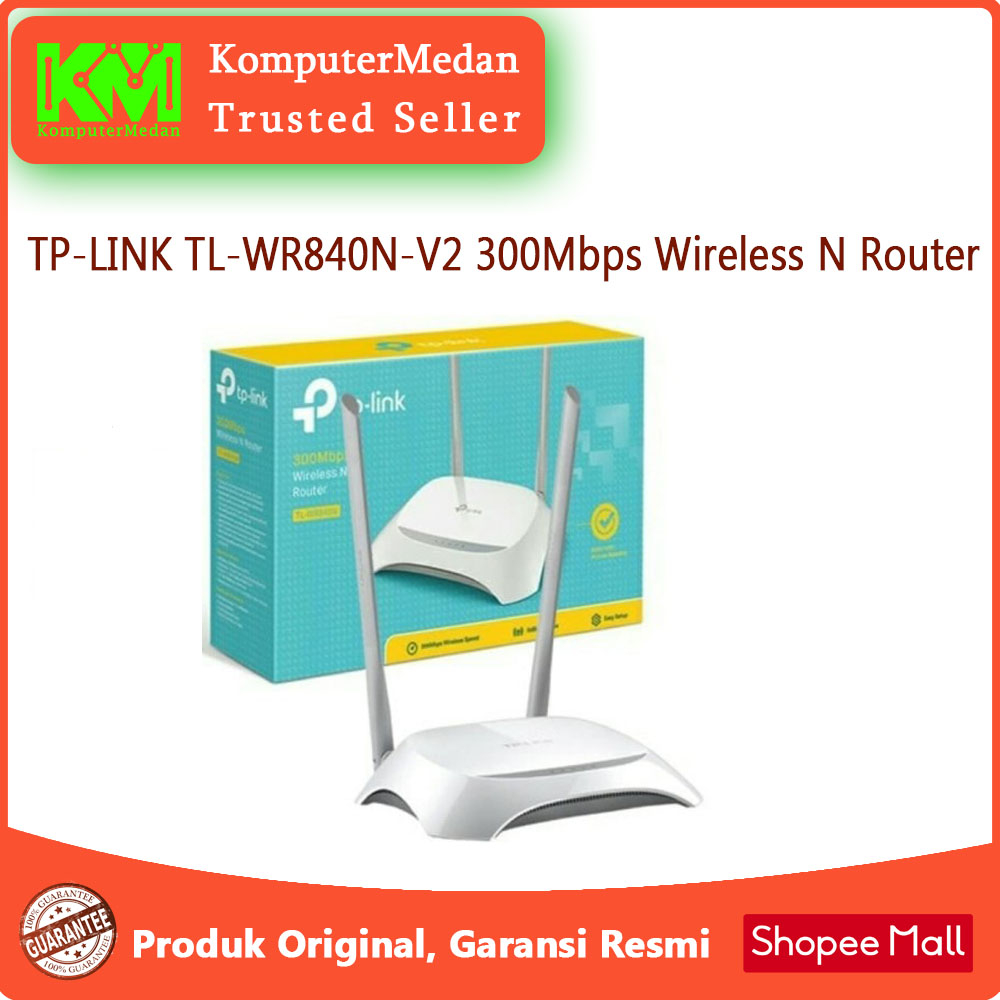 Jual TP-LINK TL-WR840N 300Mbps Wireless N Router 840N | Shopee Indonesia