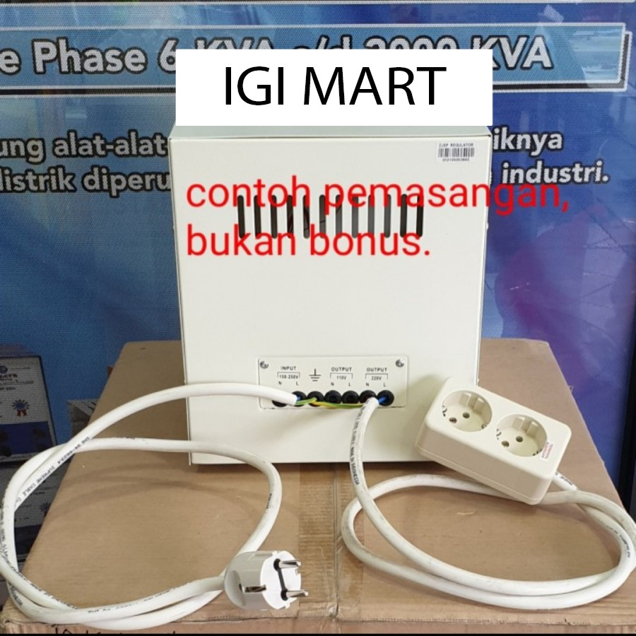 Jual STABILIZER STAVOLT MATSUNAGA SVC-3000W VOLTAGE / STAVOLT MTS SVC ...