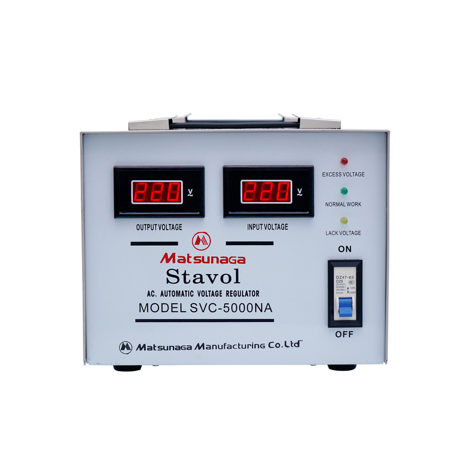 Jual STABILIZER STAVOLT MATSUNAGA SVC-5000W VOLTAGE / STAVOLT MTS SVC ...