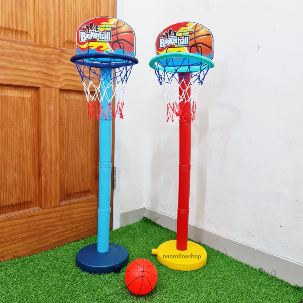 Jual Basketball playset mainan tiang basket , ring basket dan bola ...