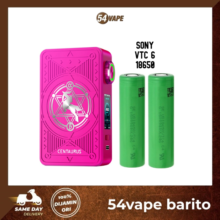Jual Lost Vape Centaurus M200 Mod Authentic + Battery Sony VTC 6 18650 ...
