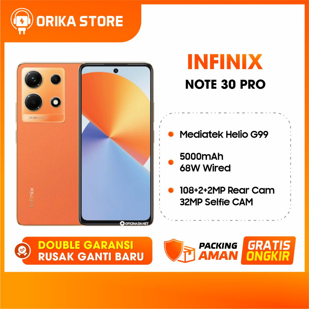 Jual INFINIX NOTE 30 PRO NFC 8/256GB [+8GB Extended RAM] Original ...