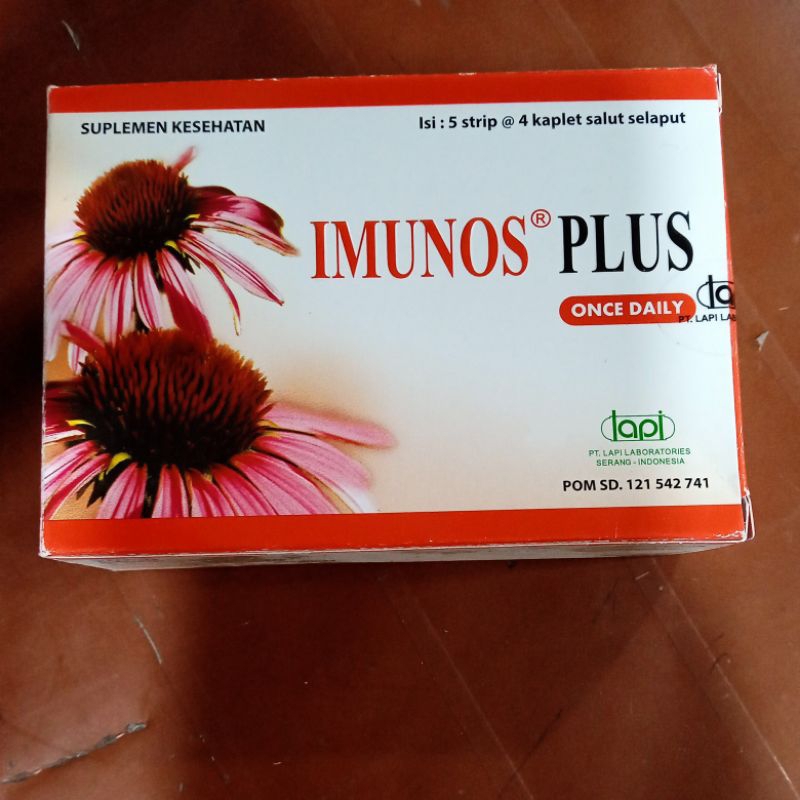 Jual Imunos plus tablet strip isi 4 tablet / suplemen daya tahan tubuh ...