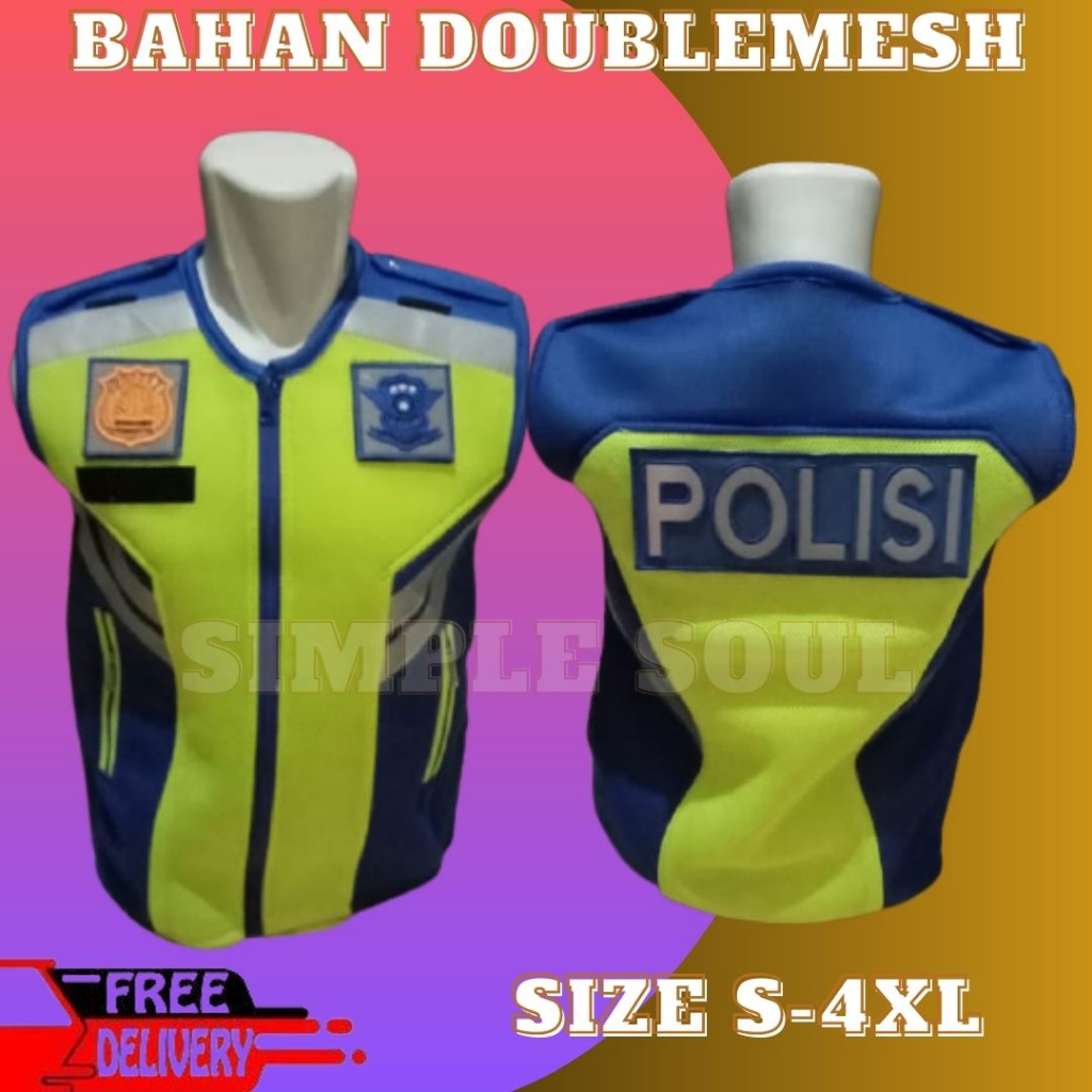 Jual Rompi Polisi | Rompi Polisi Lantas-Patwal | Rompi Polisi Lalu ...