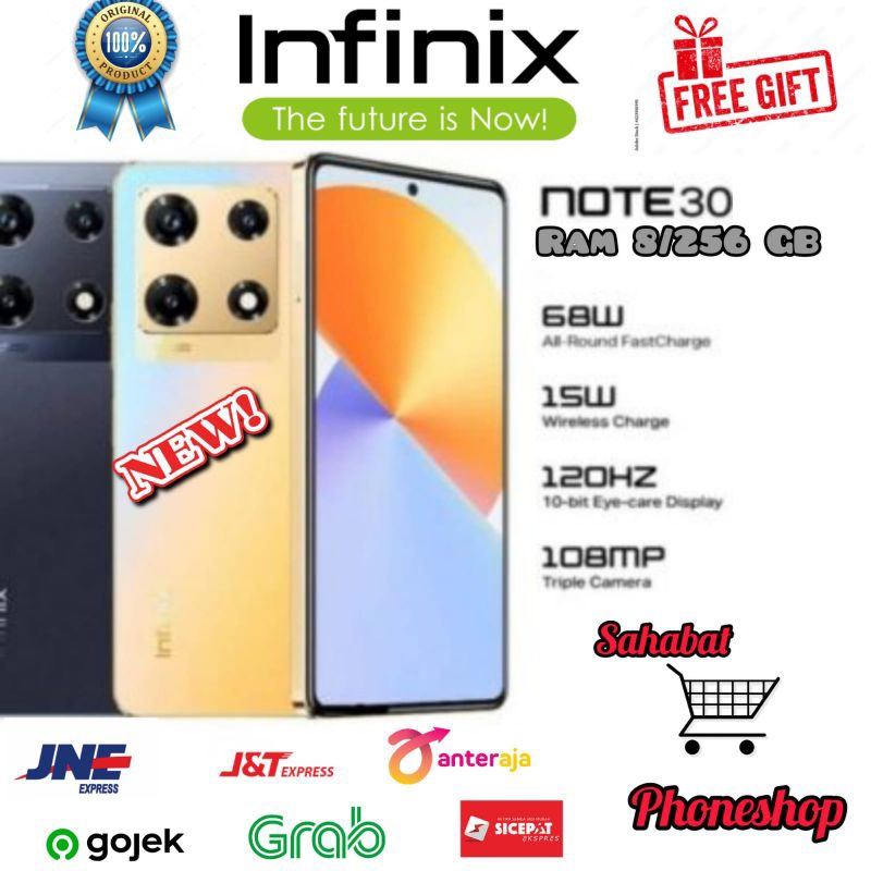 Jual INFINIX NOTE 30 RAM 8/256 GB GARANSI RESMI | Shopee Indonesia