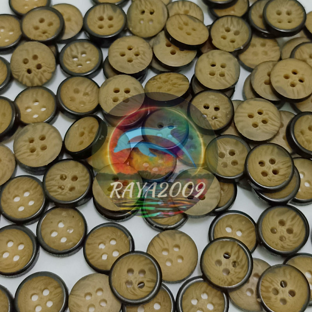 Jual Isi 100 Pcs Kancing Baju Motif Kayu RM 1101 ( Ecer ) | Shopee ...