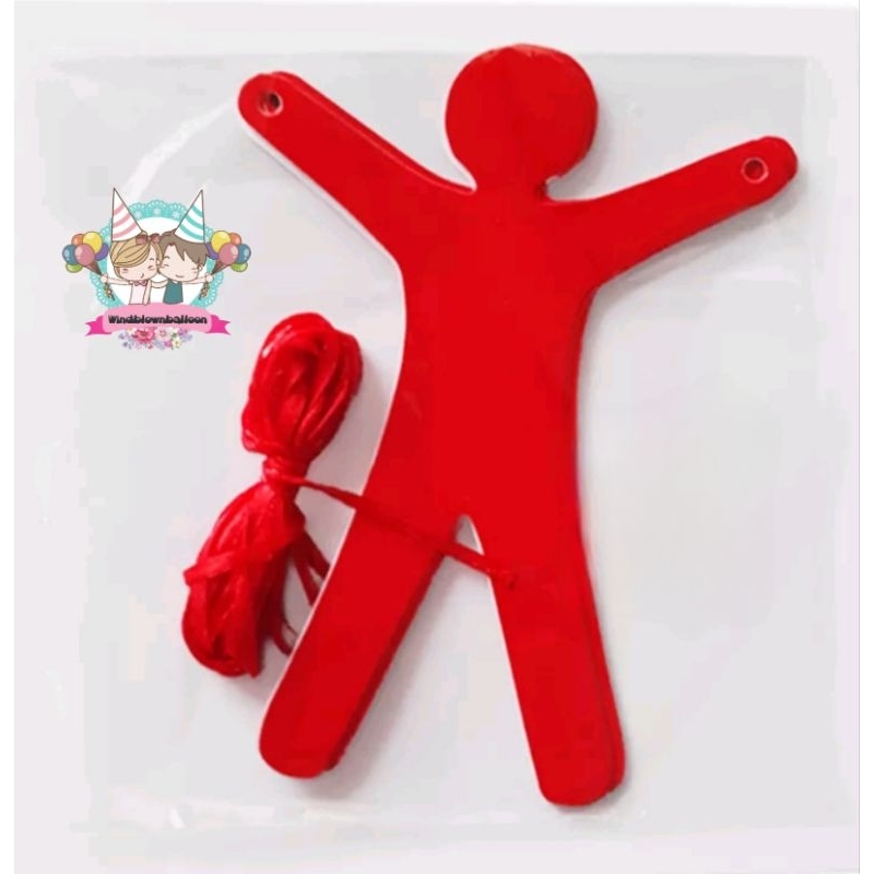 Jual WINDBLOWN BALON GARLAND ORANG MERAH PUTIH DEKORASI HUT RI 17 ...