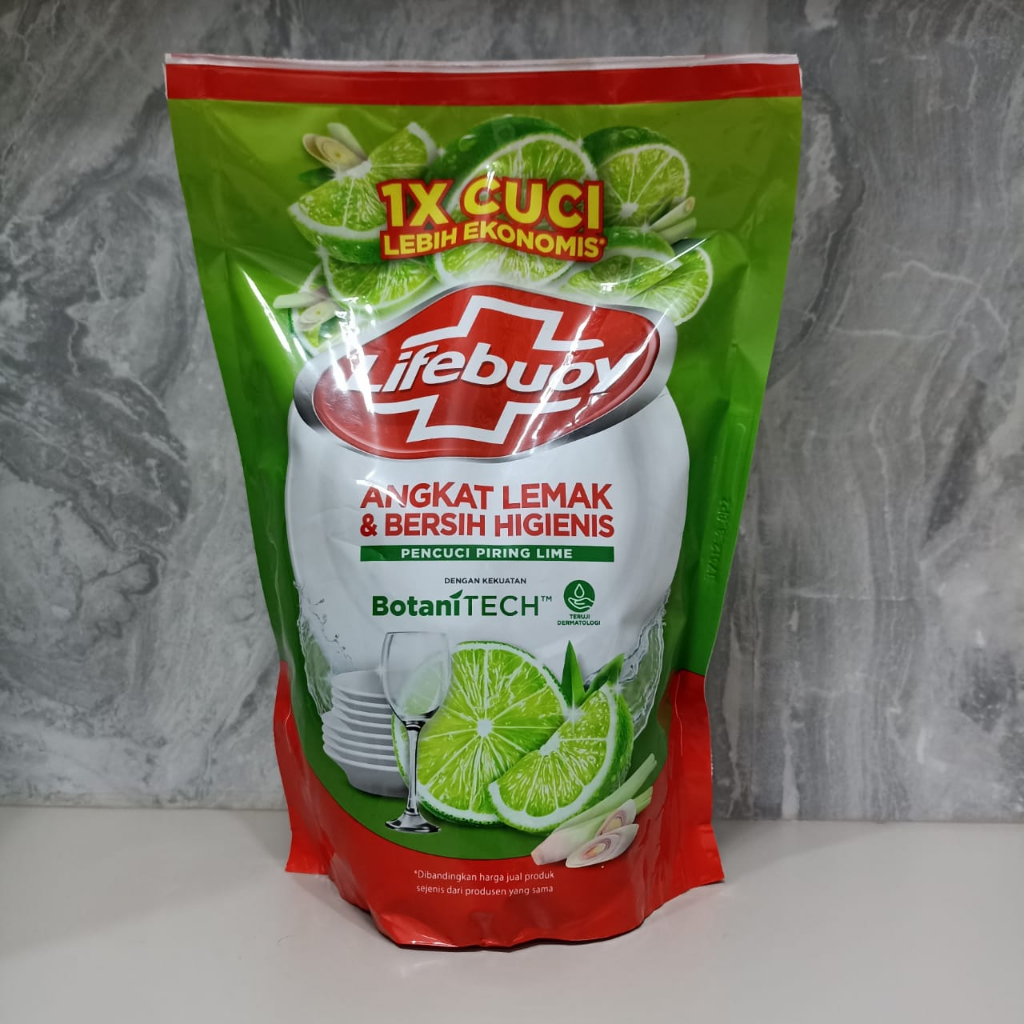 Jual Lifebuoy Cairan Pencuci Piring BotaniTech Jeruk Nipis, Sereh ...