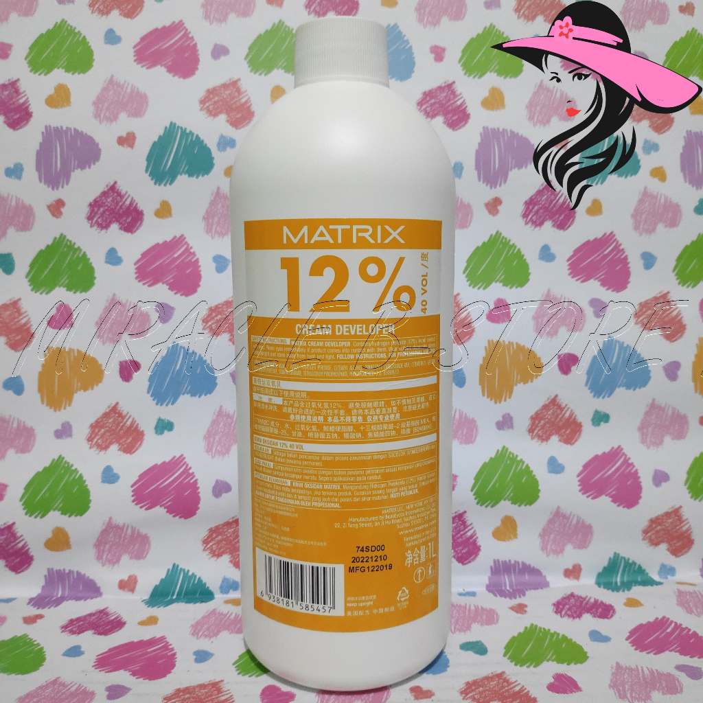 Jual MATRIX CREAM DEVELOPER STEP 1 1000 ML OXYDANT / PEROXIDE ...
