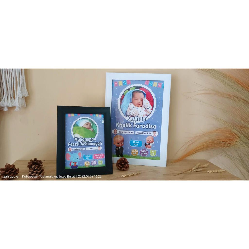 Jual FIGURA BIODATA BAYI BABBY BIO BORN FRAME FIBER | Shopee Indonesia