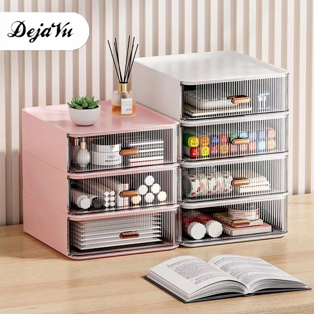 Jual Dejavu Rak Organizer Alat Tulis Meja Tempat Kosmetik Skincare ...