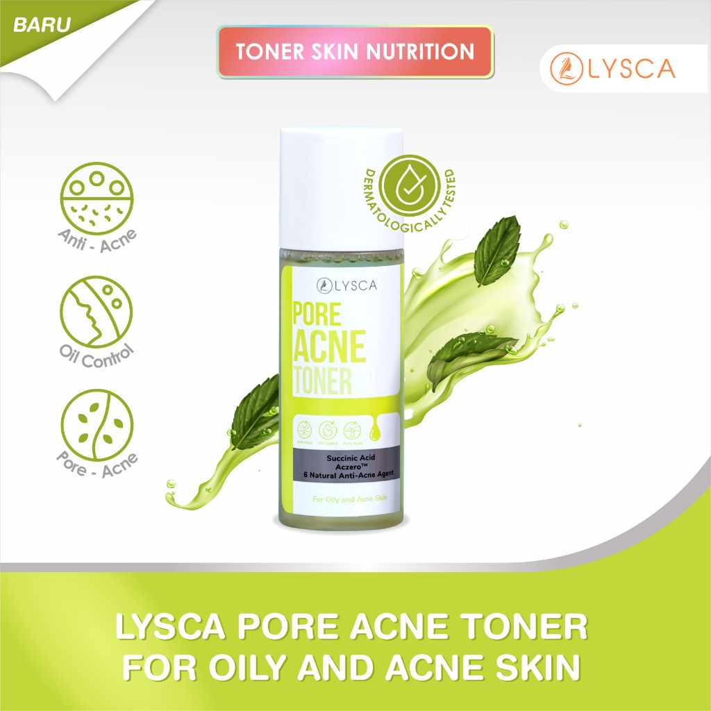 Jual LYSCA Pore Acne Toner for Oily and Acne Skin | Shopee Indonesia