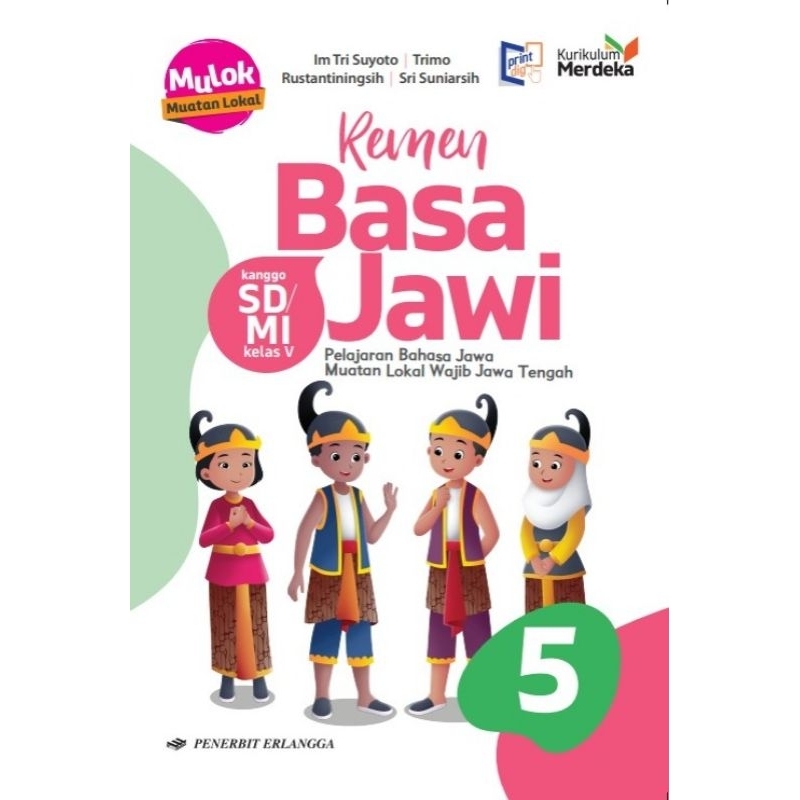 Jual Buku Bahasa Jawa REMEN BASA JAWI Kelas 1 2 3 4 5 6 SD / MI Kurikulum Merdeka ERLANGGA ...