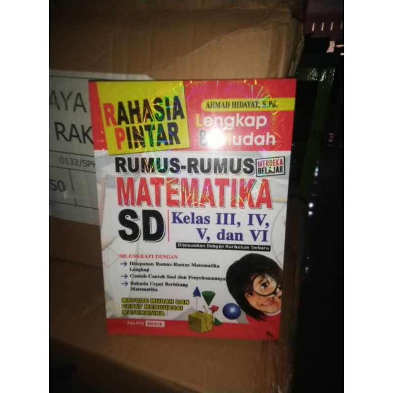 Jual RAHASIA PINTAR RUMUS-RUMUS MATEMATIKA SD KELAS 3-6 (KUMER ...