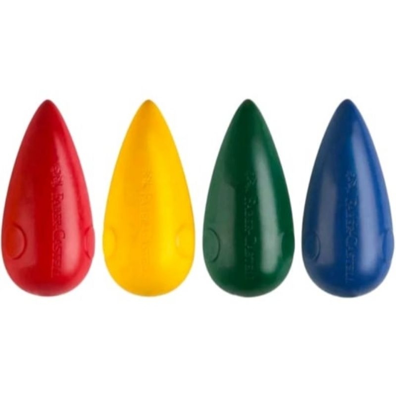 Jual Crayon Faber Castell Easy Grasp Bulb Crayons ( 4 Warna ) | Shopee ...