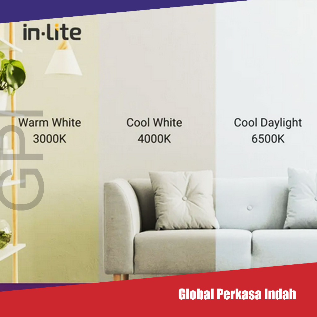 Jual INLITE Lampu Neon LED TL T5 Tube Batten INT5003 20W 120CM Putih ...