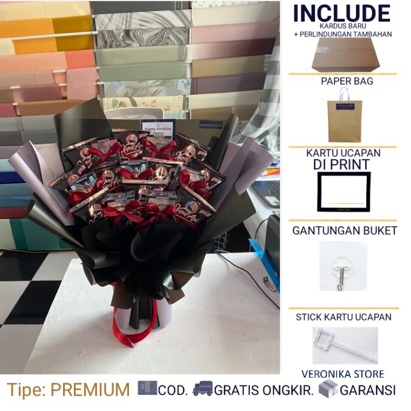 Jual BUKET SNACK – NICOL - BUKET KOPI - BUCKET MAKANAN - BOUQET ULANG ...