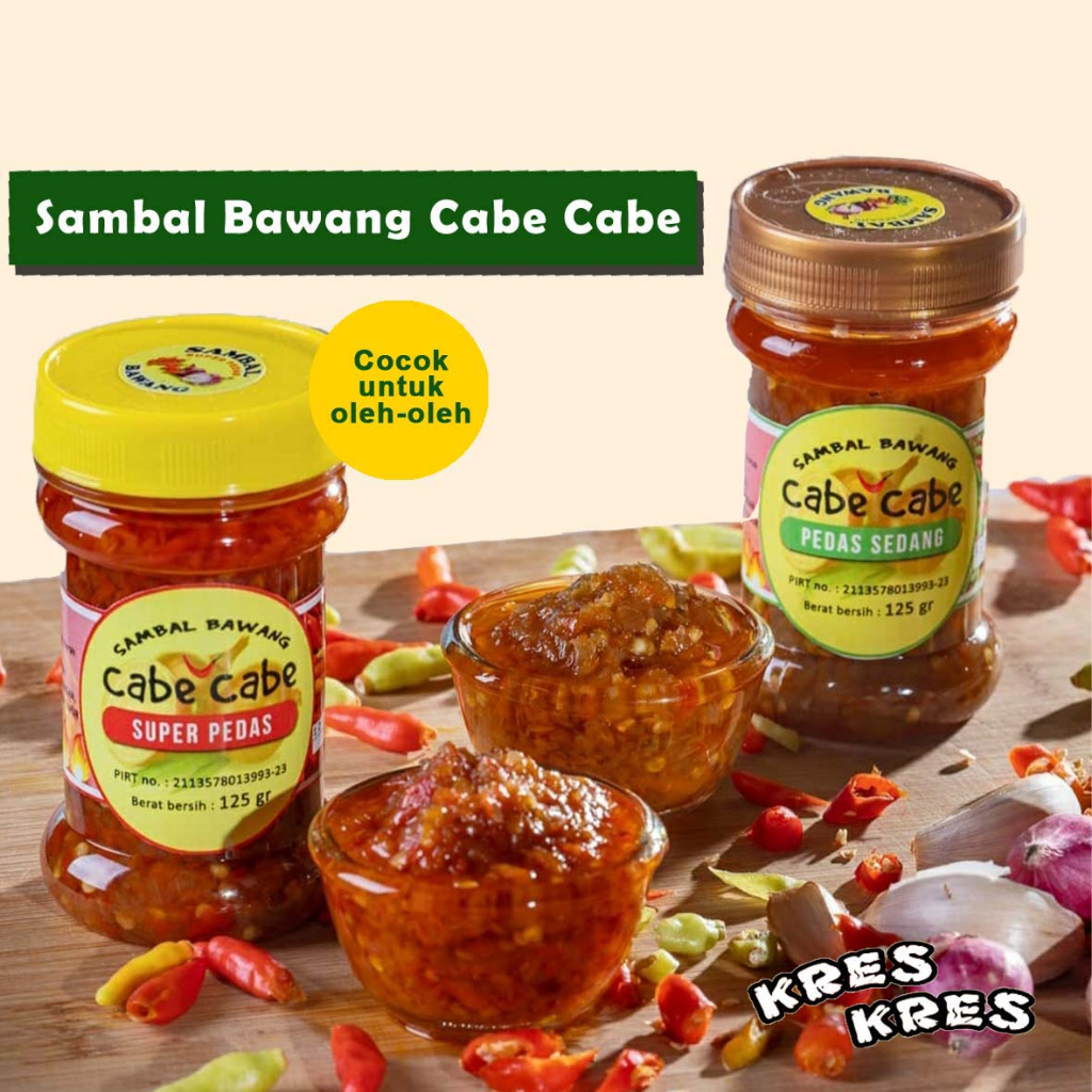Jual [SUPER PEDAS] Sambal Bawang CABE CABE ( Asli Surabaya ) | Shopee ...