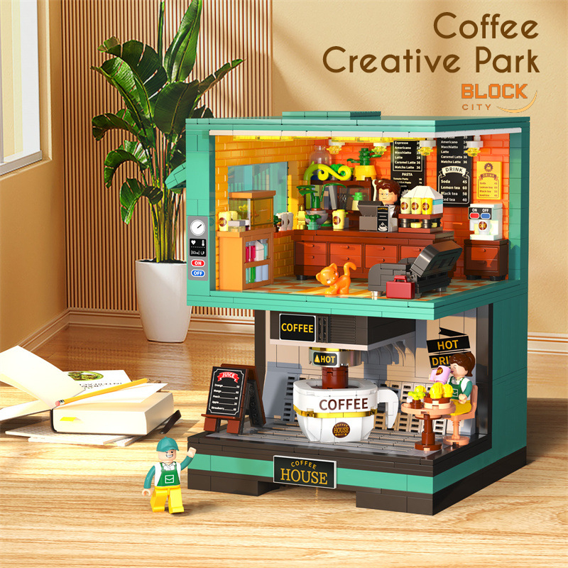 Jual BLOCK CITY NANO BLOCK COFFEE SERIES CREATIVE COFFEE PARK 2 SUSUN ...
