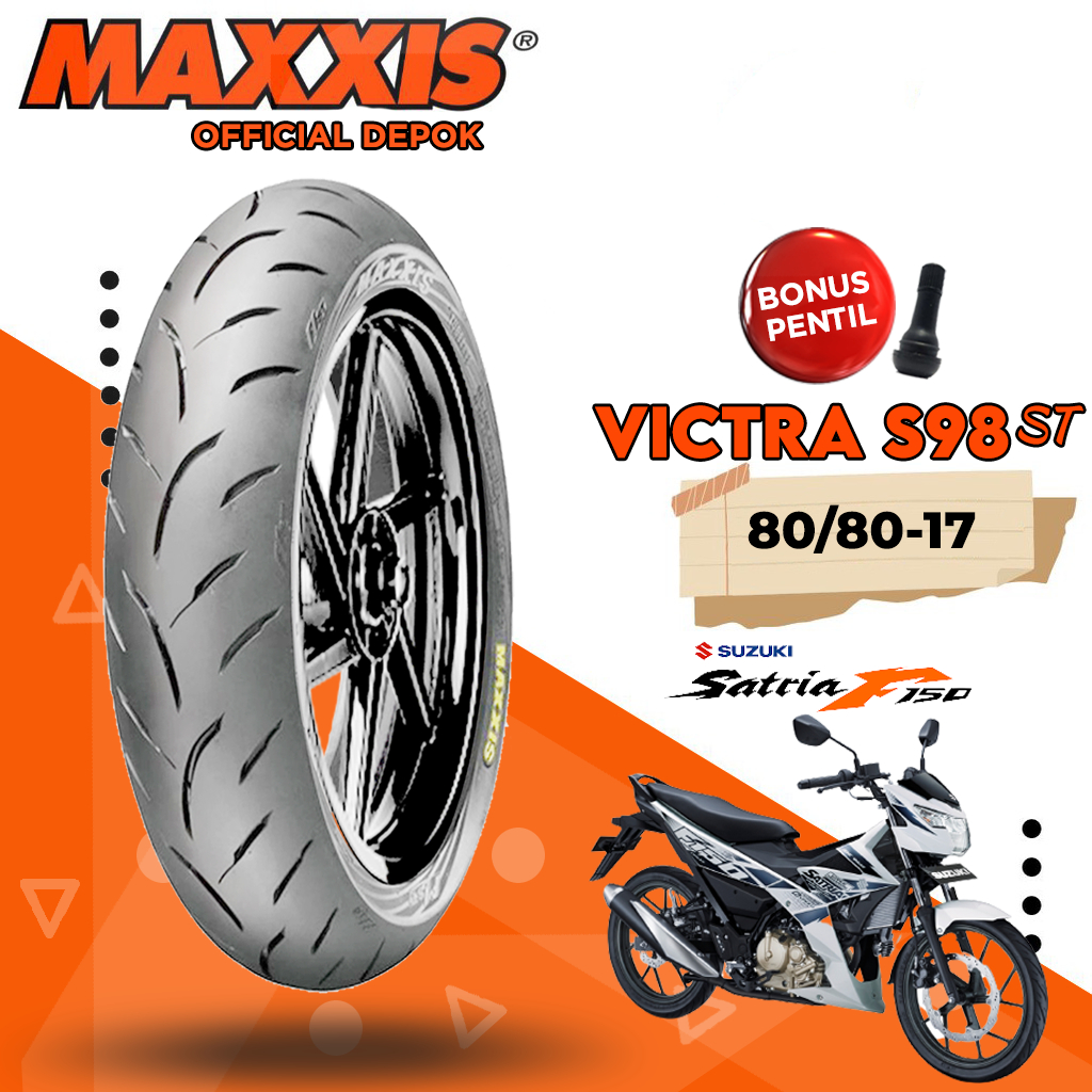 Jual Ban MAXXIS VICTRA Ring 17 80/80 Tubeless Motor Bebek Supra Revo ...