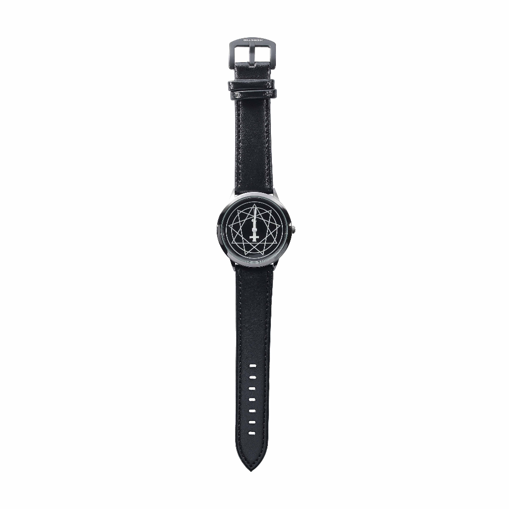 Jual Heretic - Watches - Black Leather Pentagram | Shopee Indonesia