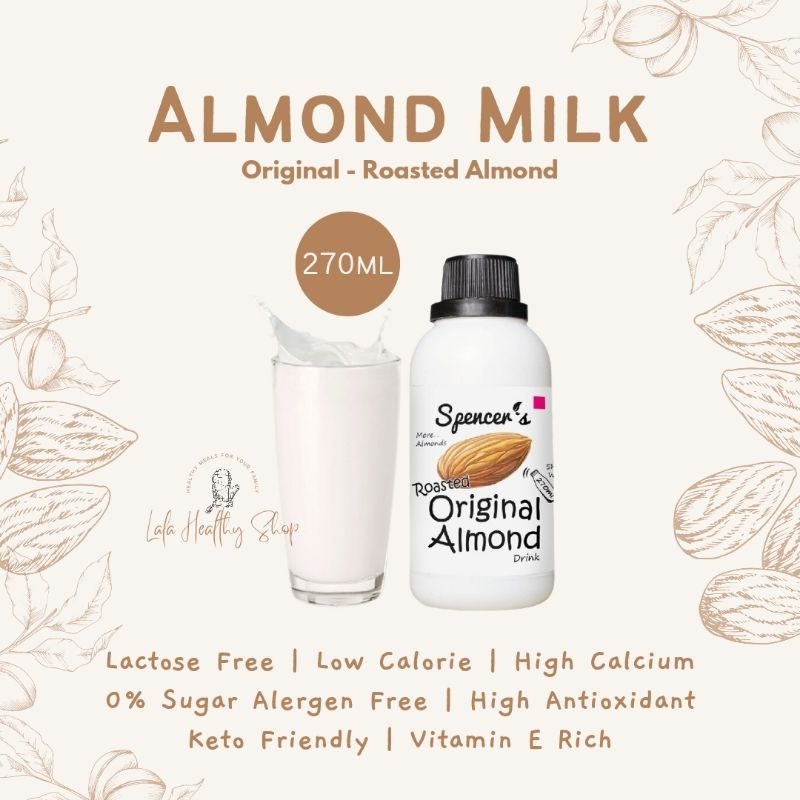 Jual Spencer's Susu Almond - Roasted Original (270ml) FREE SUGAR ASI ...