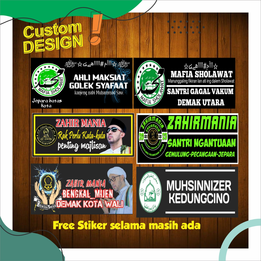 Jual MMT Banner Spanduk Majelis Sholawat Syekher Mania, Zahir Mania ...