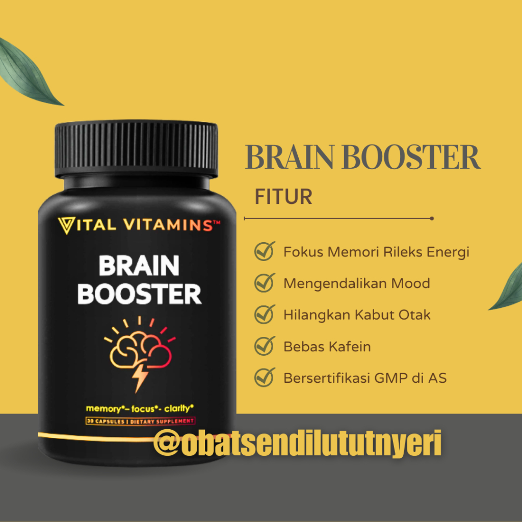 Jual Cod Brain Booster Suplemen Daya Ingat Otak Vital Vitamin Brain ...