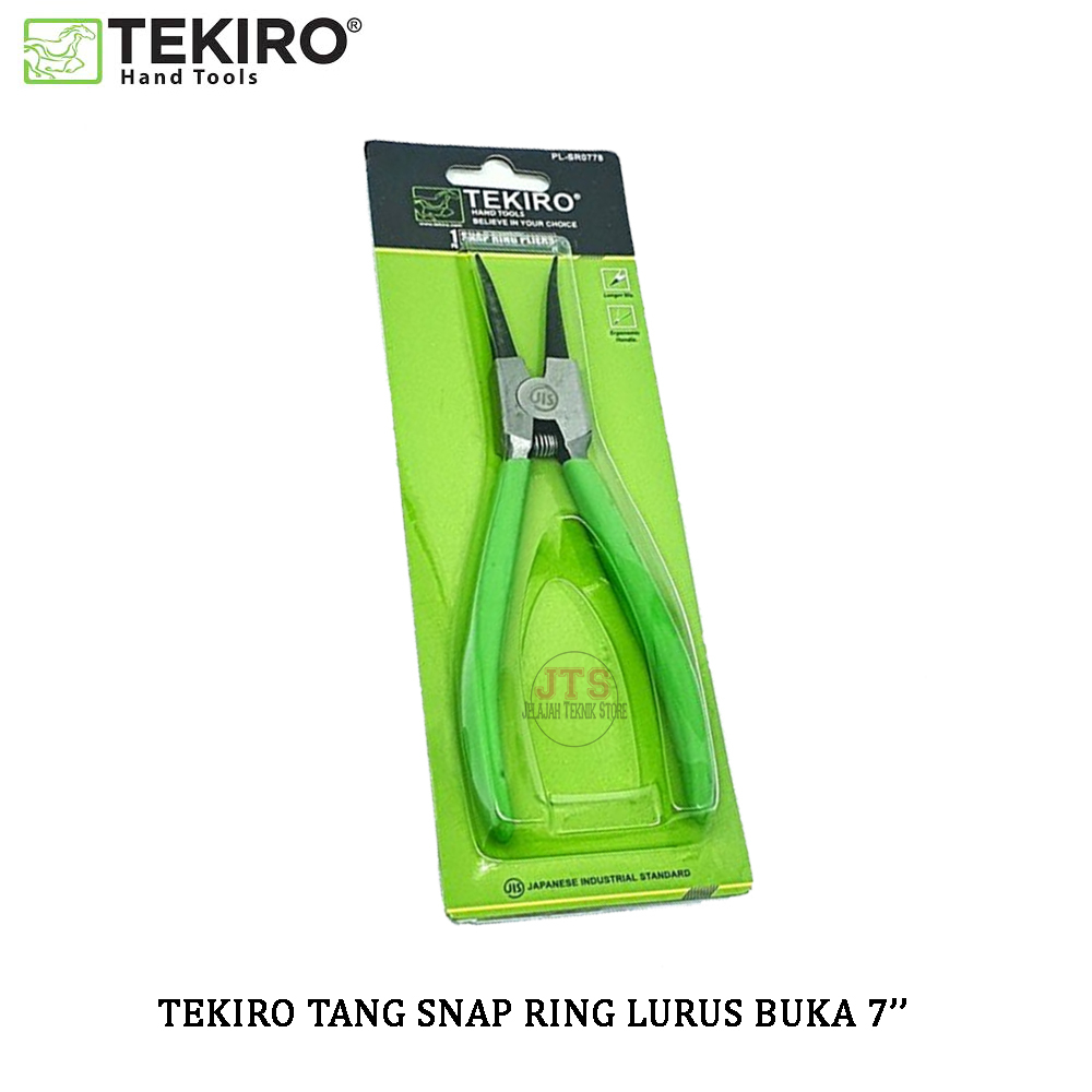 Jual TEKIRO Tang Snap Ring Lurus Buka 7'' Tang Spi / Sepih Tang Snap ES ...