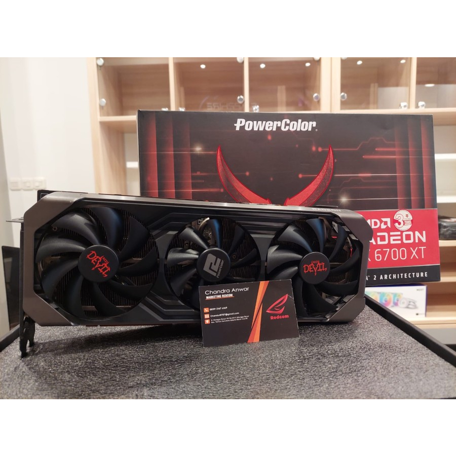 Jual POWERCOLOR RED DEVIL RX 6700XT / RX 6700 XT 12GB GDDR6 FULL BOX ...