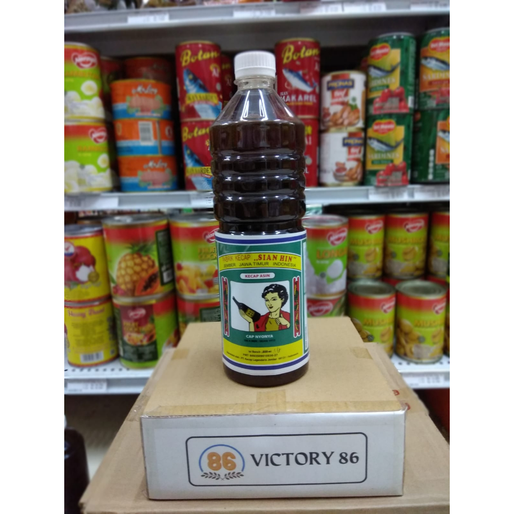 Jual Kecap Asin SIAN HIN 1000ml / 1Liter CAP NYONYA Asli Jember ...